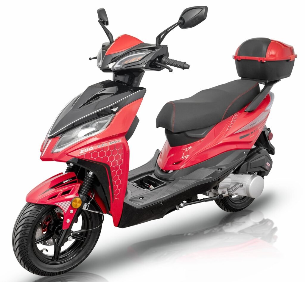 Vitacci Tank Pro 200 EFI Street Legal Scooter - Pioneer Powersports