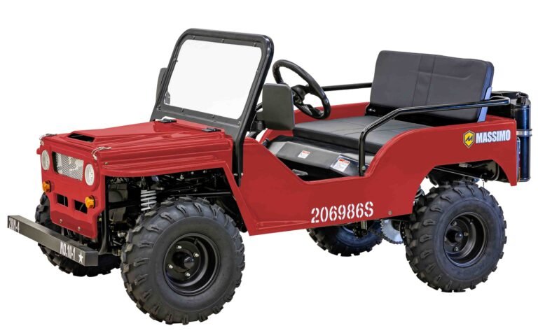Massimo Mini Classic Military-Style Jeep For Sale - Pioneer Powersports