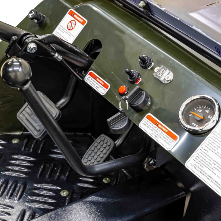 Massimo Mini Classic Military-Style Jeep For Sale - Pioneer Powersports