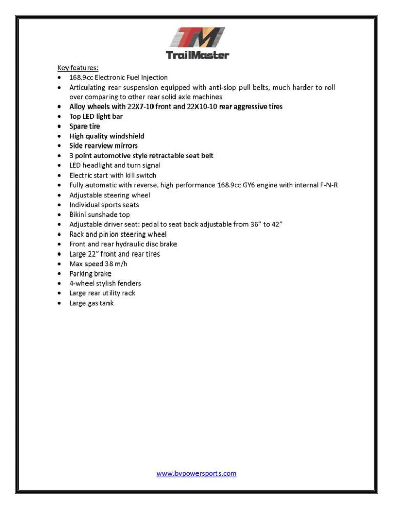 TrailMaster Cheetah 200EX UTV - Thrilling Off-Road Adventures